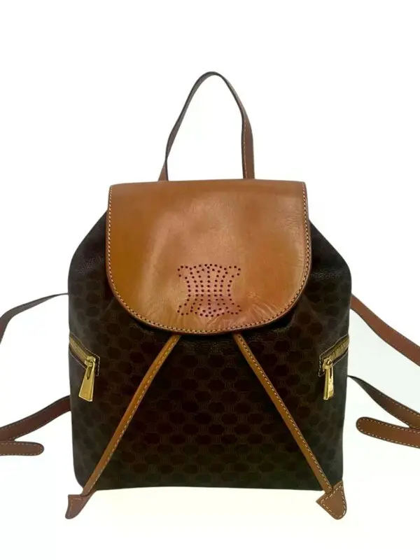 Celine 1995 Macadam Backpack - Brown
