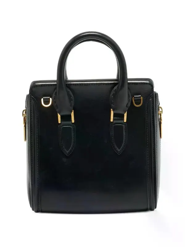 Alexander McQueen Heroine Leather Tote Bag - Black