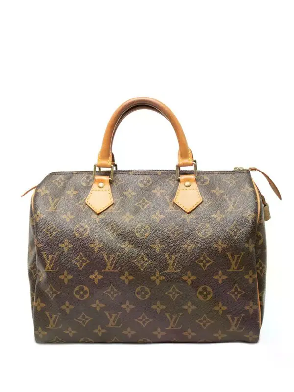 LOUIS VUITTON 2002 Monogram Speedy 30 Boston Bag