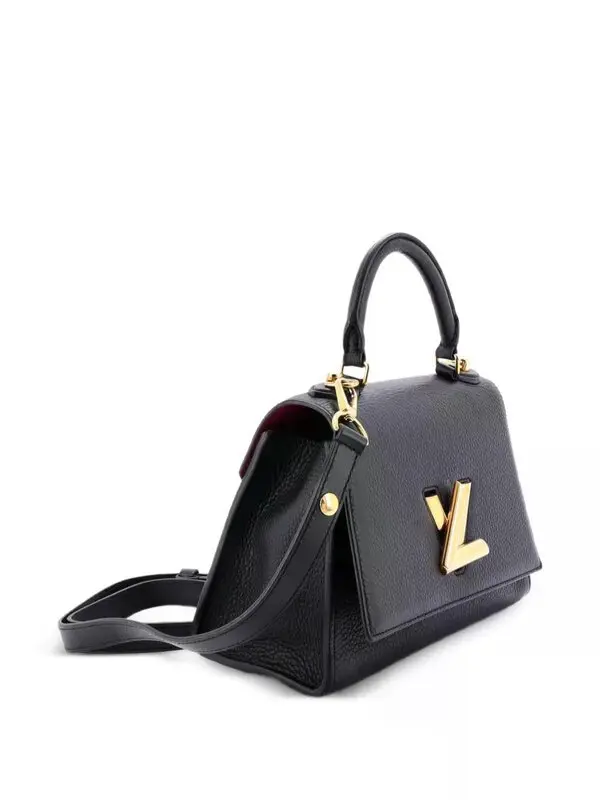 LOUIS VUITTON Taurillon Leather Pm Satchel Bag - Black