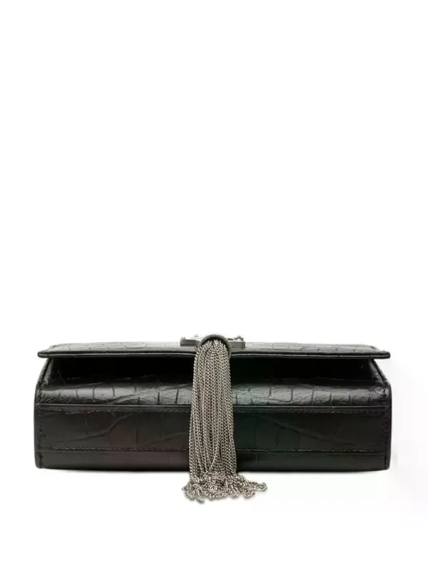 Saint Laurent Monogram Kate Tassel Crossbody Bag - Black