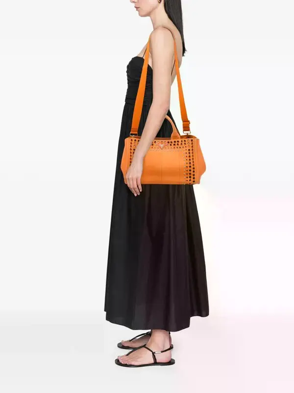 Prada 2021-2026 Canvas Canapa Bijoux Satchel