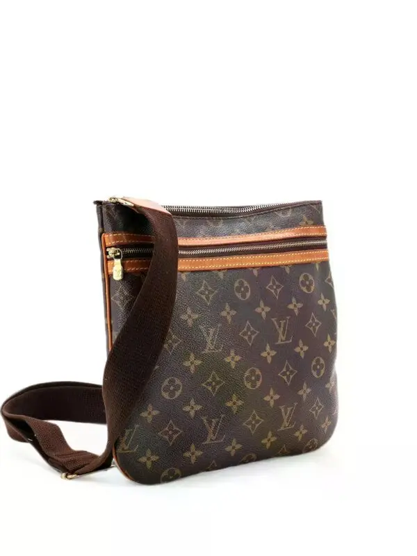 LOUIS VUITTON Bosphore Pochette Monogram Canvas Crossbody Bag