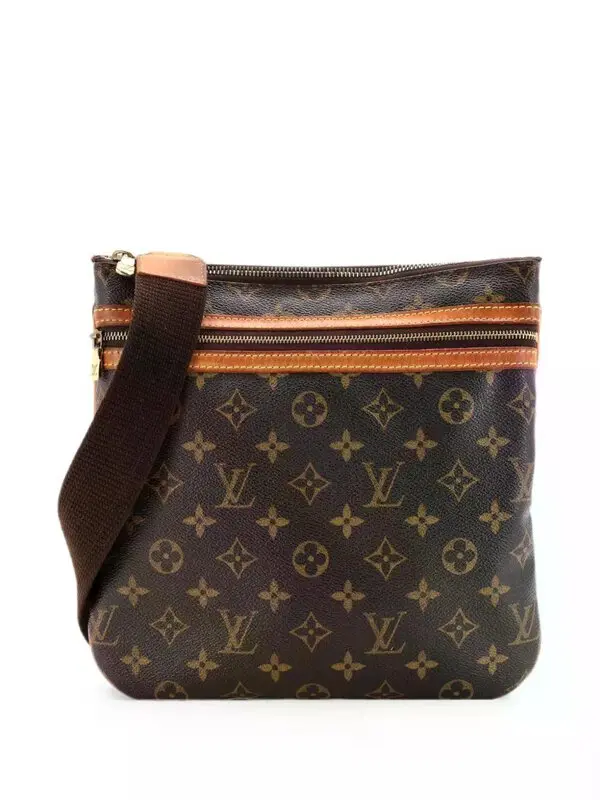 LOUIS VUITTON Bosphore Pochette Monogram Canvas Crossbody Bag