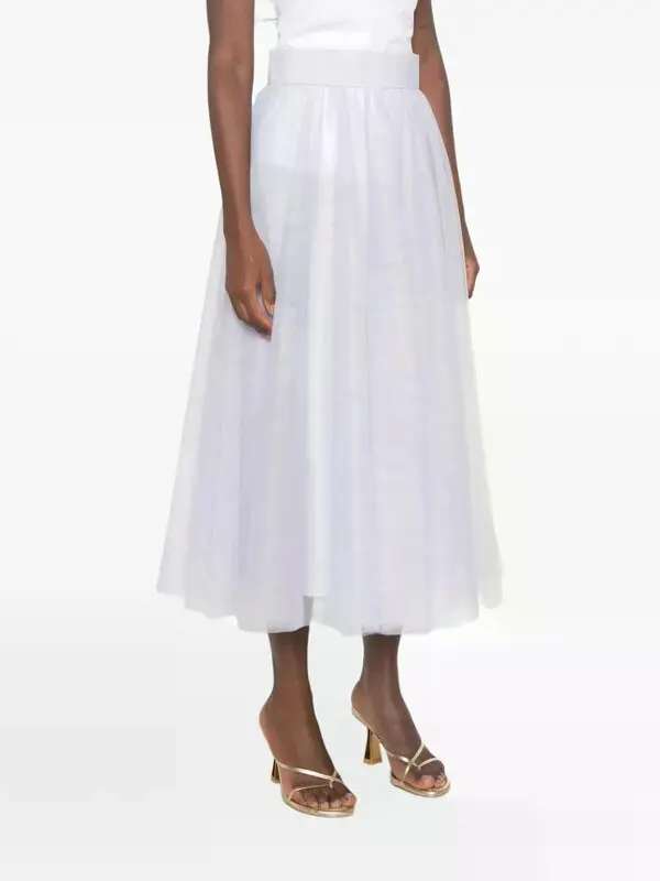 Zimmermann Tulle Layered Midi Skirt - Purple