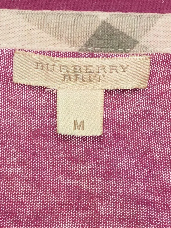 Burberry V-neck Button-up Cardigan