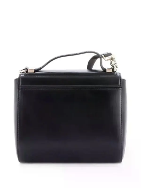 Givenchy Logo Strap Pandora Box Bag Leather Mini Crossbody Bag