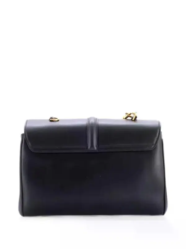 Celine Soft 16 Bag Smooth Calfskin Shoulder Bag - Black