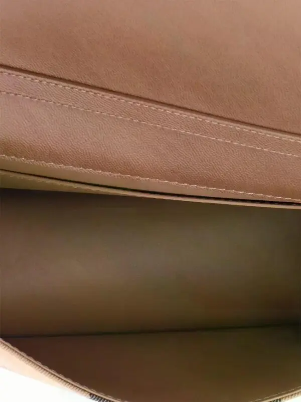Burberry Mackford Leather And House Check Canvas Small Shoulder Bag - Brown