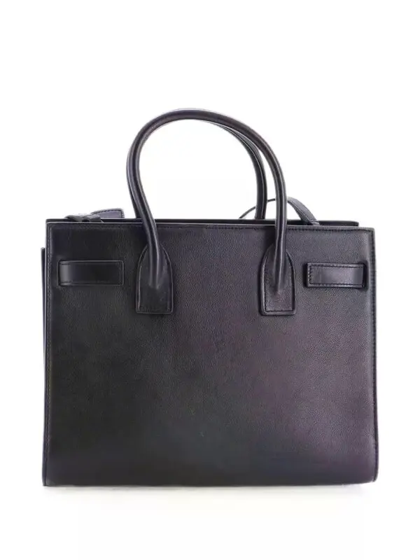 Saint Laurent Sac De Jour Bag Patchwork Leather Baby Tote Bag