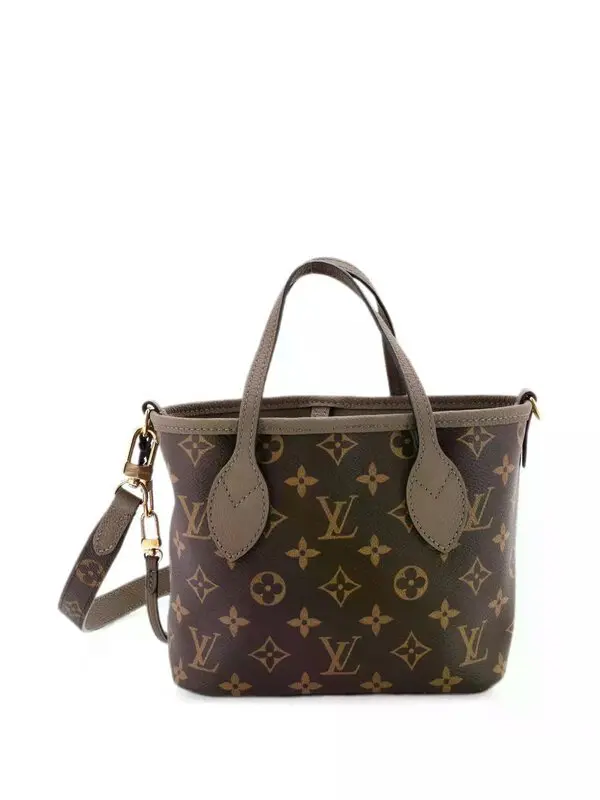 LOUIS VUITTON Monogram Canvas And Leather Tote Bag - Brown