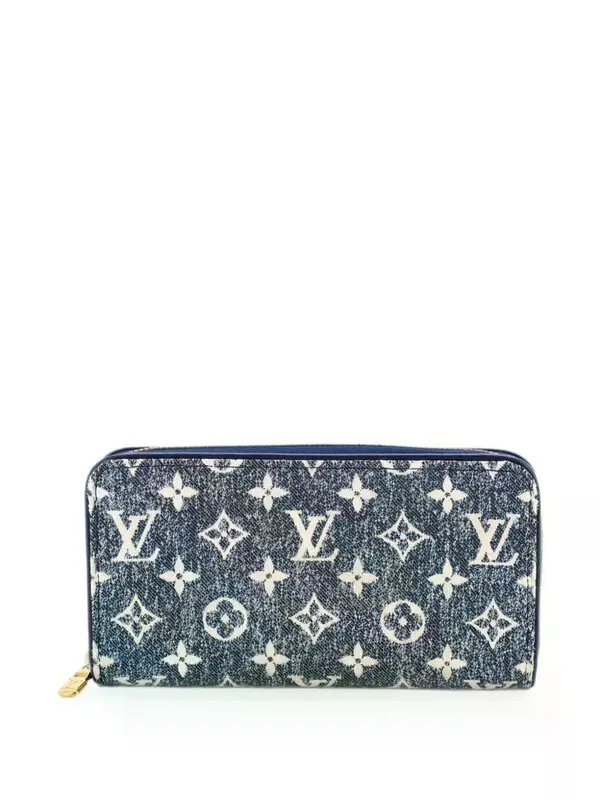 LOUIS VUITTON Zippy Wallet Denim Small Wallets - Blue