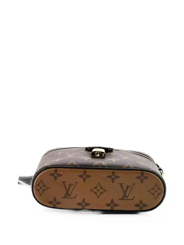 LOUIS VUITTON Vanity Chain Pouch Reverse Monogram Canvas Satchel