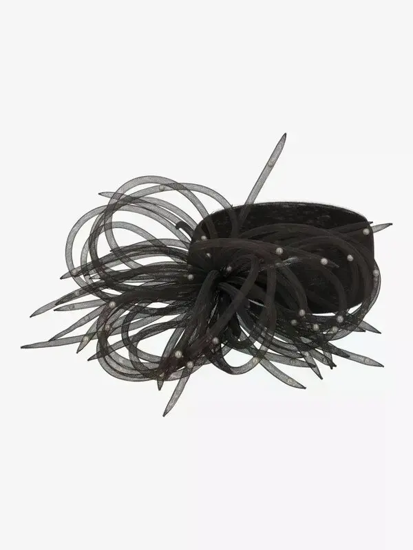 Vintage Bead-embellished Mesh Headband