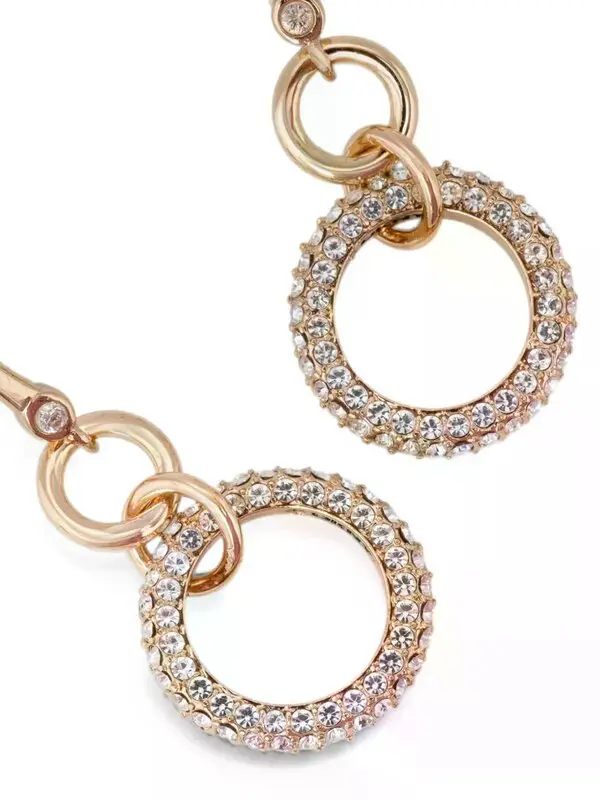 Dkny Hailey Crystal-embellished Drop Earrings
