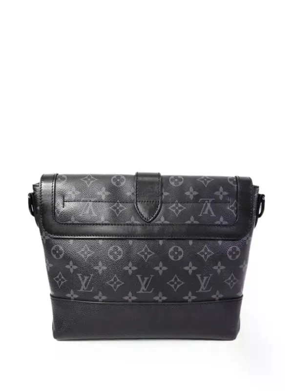 LOUIS VUITTON Saumur Monogram Eclipse Shoulder Bag