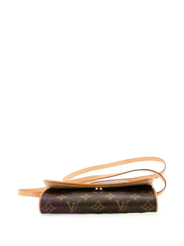 LOUIS VUITTON Twin Handbag Monogram Canvas Pm Crossbody Bag
