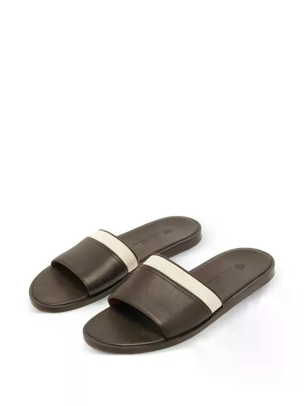 Loro Piana Logo-embossed Sandals