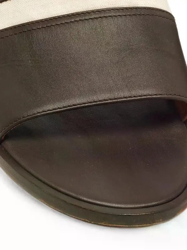 Loro Piana Logo-embossed Sandals