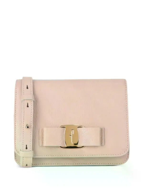 FERRAGAMO Vara Bow Crossbody Bag - Pink