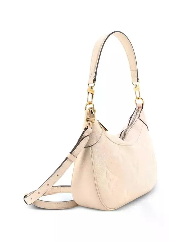LOUIS VUITTON Monogram Empreinte Giant Bagatelle Nm Shoulder Bag - Neutrals