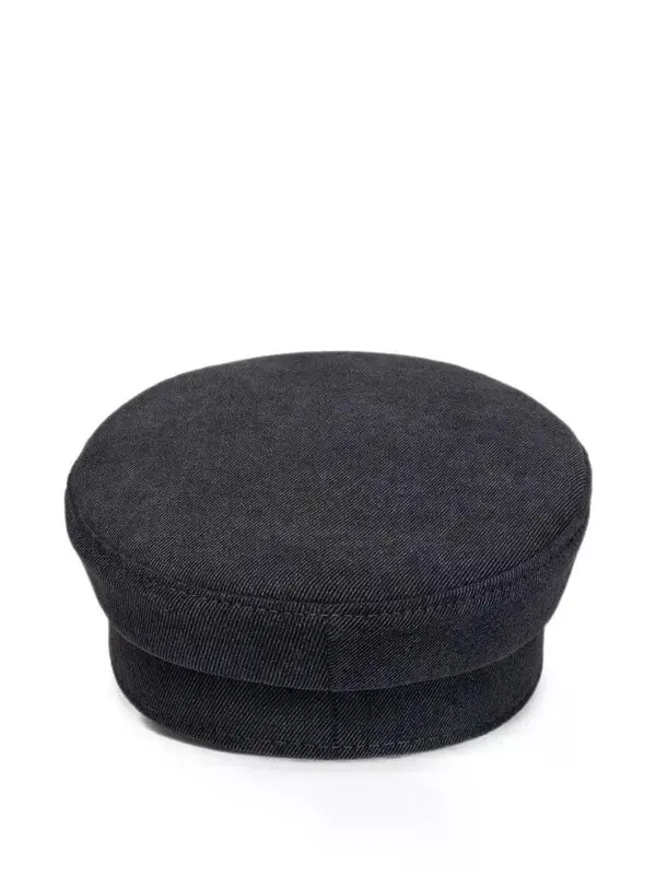 Ruslan Baginskiy Distressed Monogram-embroidered Baker Hat