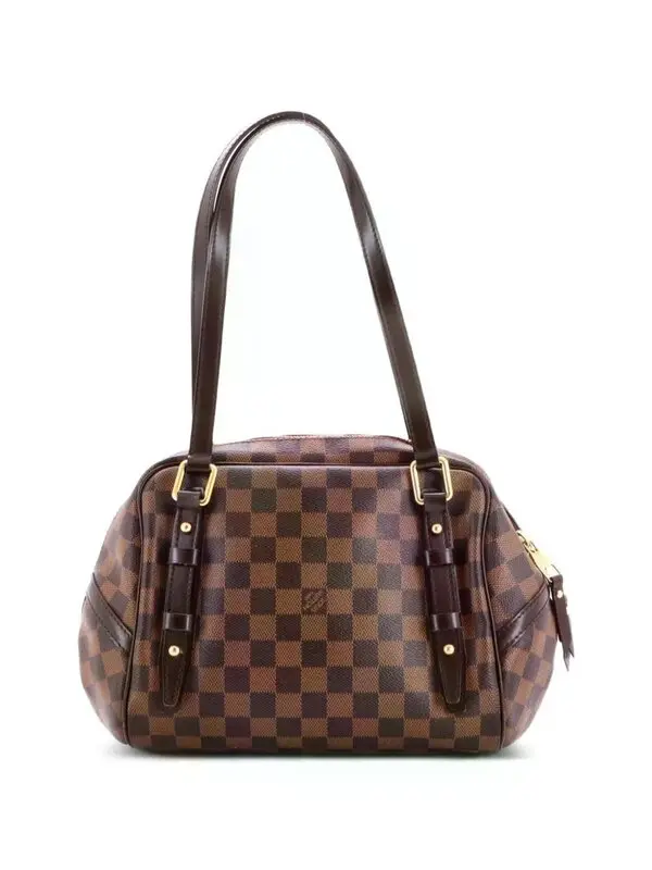 LOUIS VUITTON Rivington Satchel Damier Pm Shoulder Bag - Brown