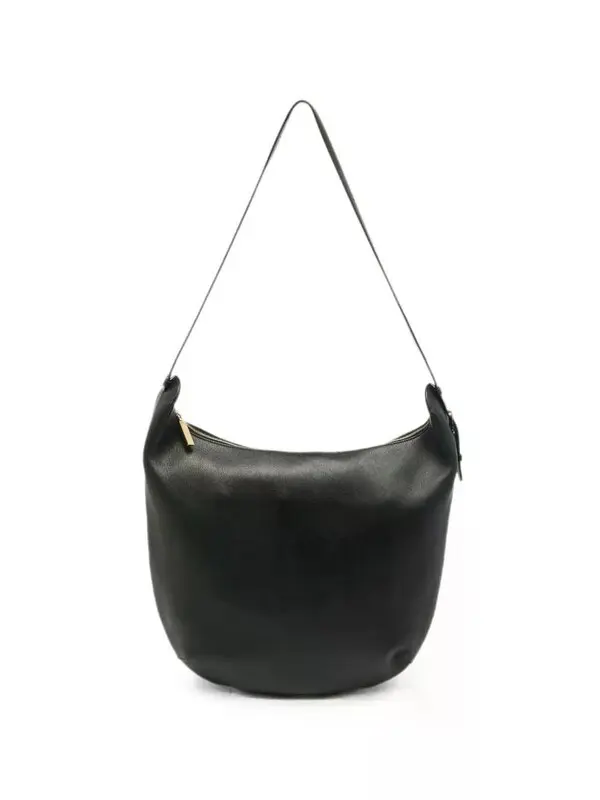 THE ROW Allie N/s Leather Shoulder Bag - Black