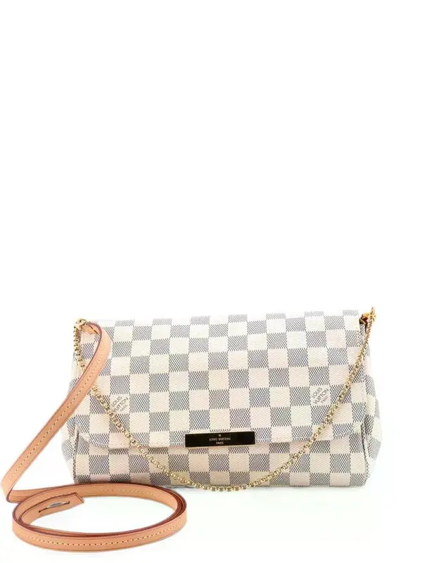 LOUIS VUITTON Favorite Handbag Damier Mm Crossbody Bag - White