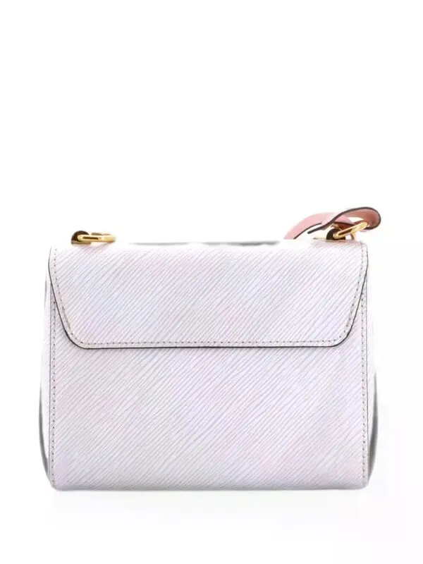 LOUIS VUITTON Monogram Flower Strap Twist Handbag Epi Leather Pm Shoulder Bag