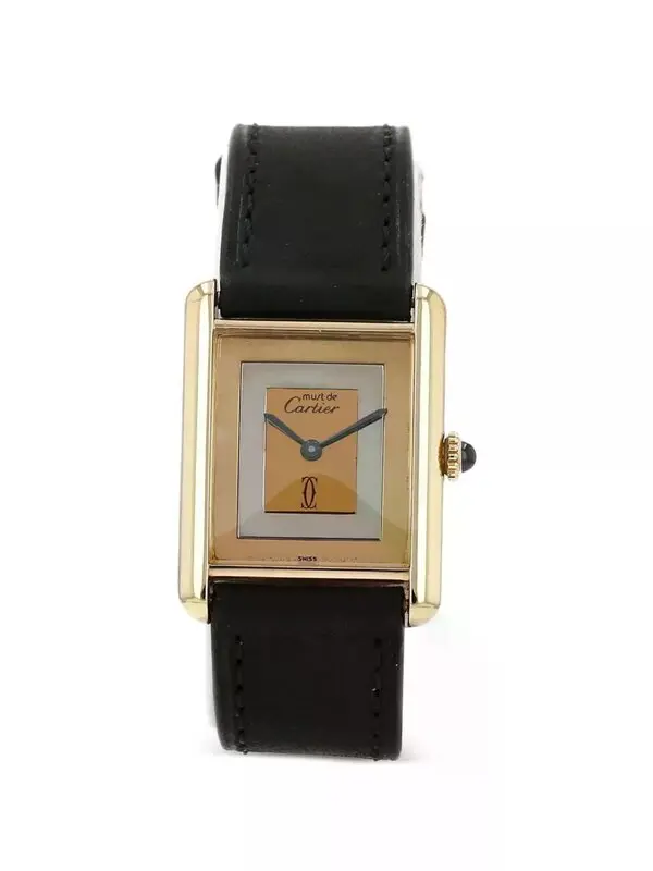 Cartier 1990s Tank Must 31mm Watch - Gold
