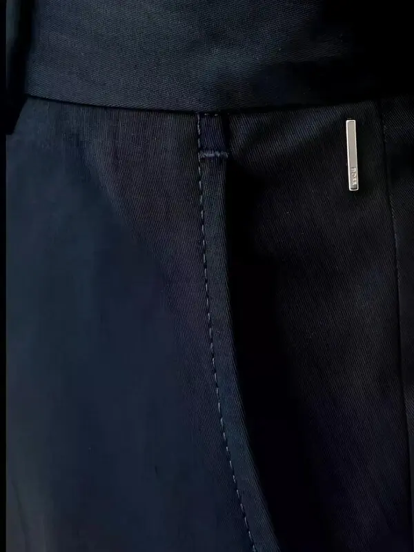 BOSS Tapered Cropped Trousers