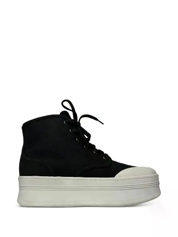 Celine 2020s Triomphe-patch High-top Sneakers