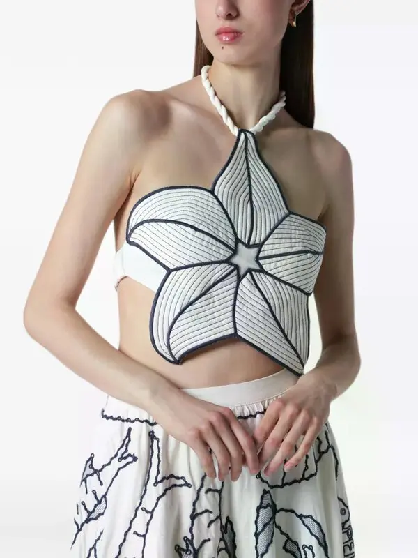 Farm Rio Starfish Halterneck Top