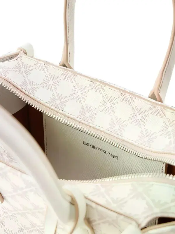 Emporio Armani Logo Pattern Shoulder Bag