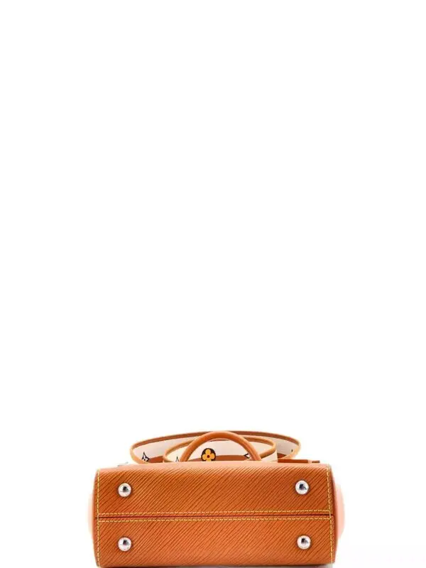 LOUIS VUITTON Cluny Top Handle Bag Epi Leather Mini Satchel