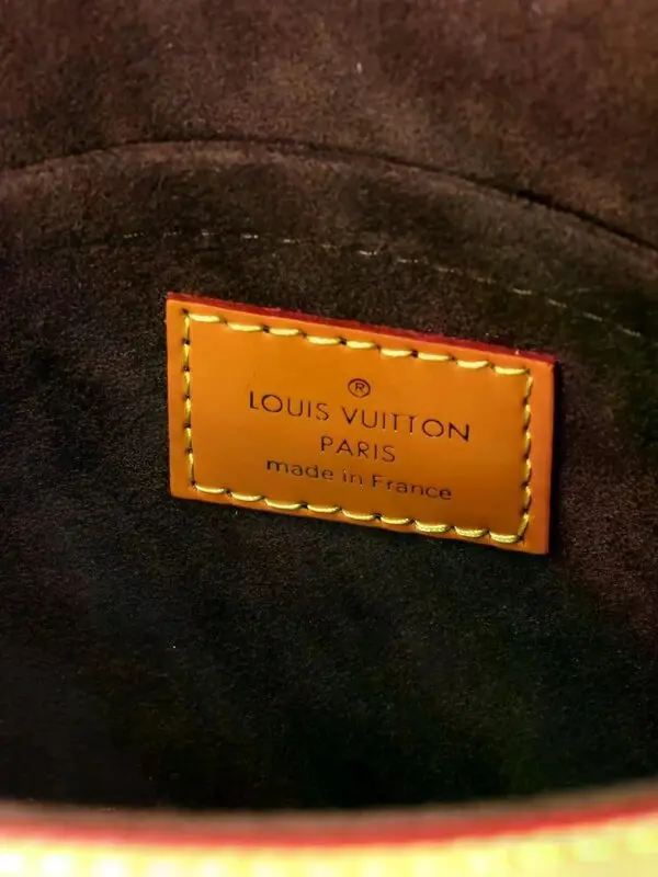 LOUIS VUITTON Cluny Top Handle Bag Epi Leather Mini Satchel - Brown
