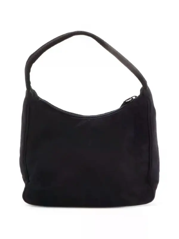 Prada Tessuto Mini Hobo Bag - Black