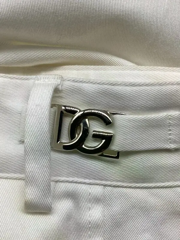 Dolce & Gabbana Dg Plaque Flared Trousers