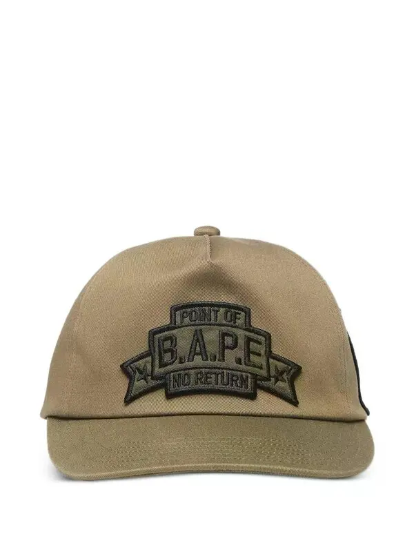 A BATHING APE Logo-patch Baseball Cap - Green