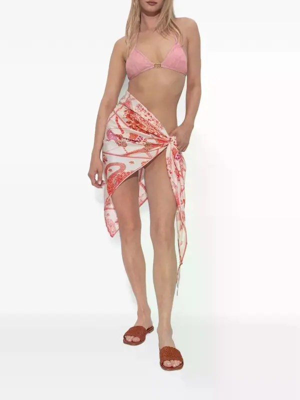 FERRAGAMO Graphic-print Silk Pareo