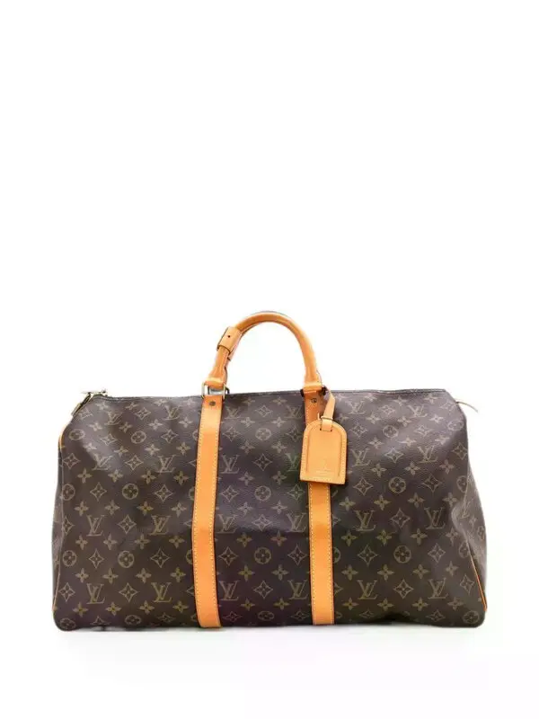 LOUIS VUITTON Keepall Bag Monogram Canvas 50 Travel Bag