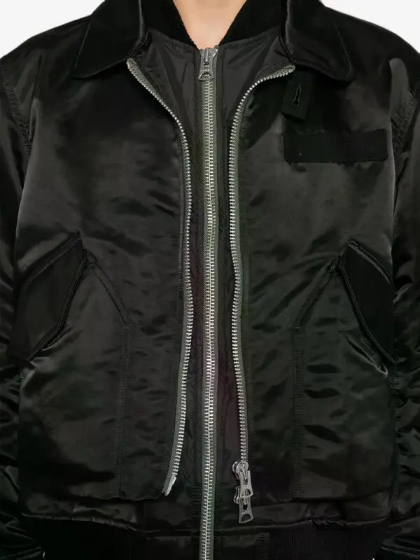 Sacai Long-sleeve Zip-fastening Jacket