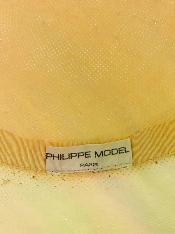 Philippe Model Wide-brim Hat With Bow Detail