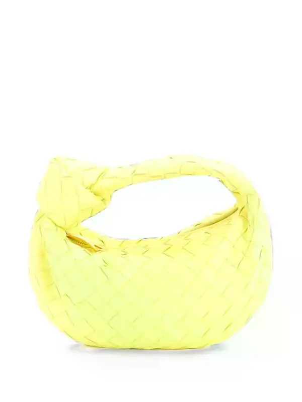 Bottega Veneta Bv Jodie Intrecciato Nappa Mini Hobo Bag - Yellow