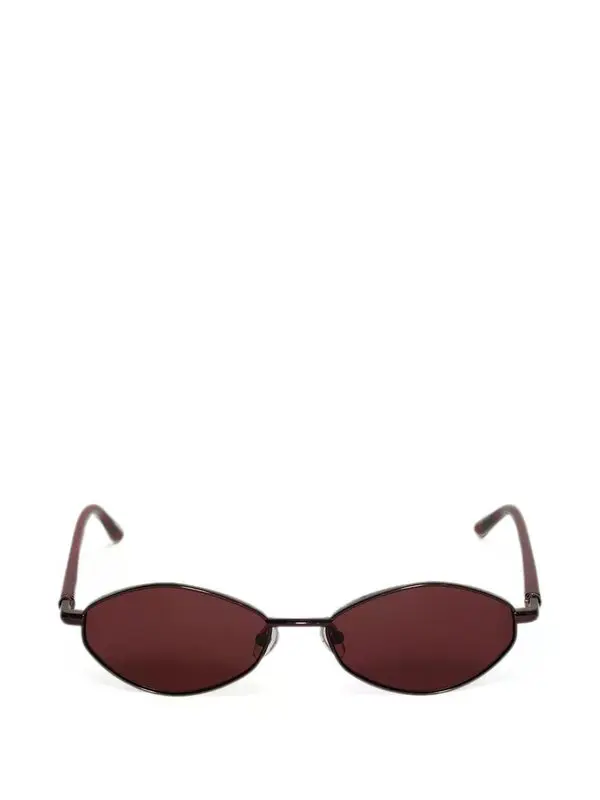 Jacquemus Oval Frame Sunglasses - Brown