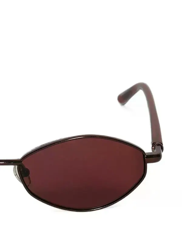Jacquemus Oval Frame Sunglasses - Brown