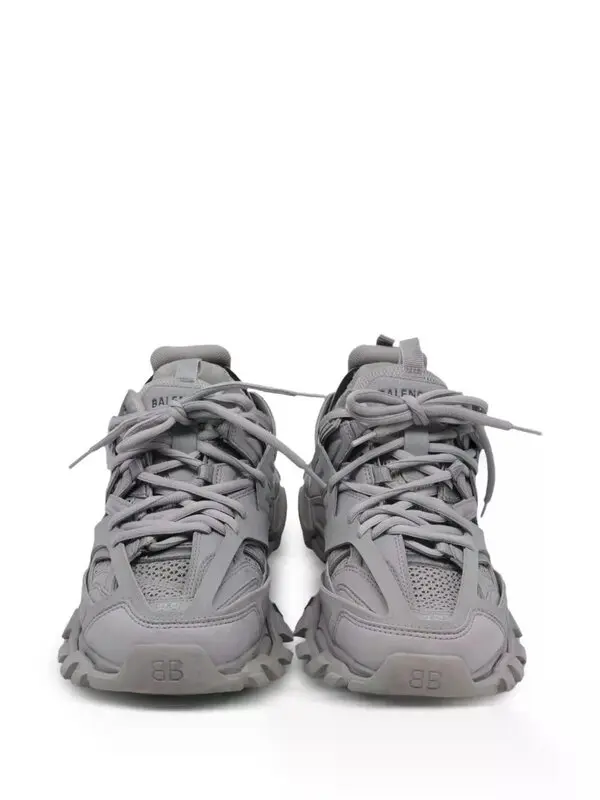 Balenciaga Track Sneakers With Embroidered And Embossed Details - Grey