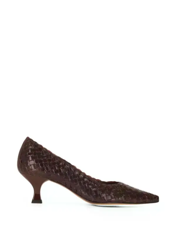 LA ROSE Carol Woven Pumps