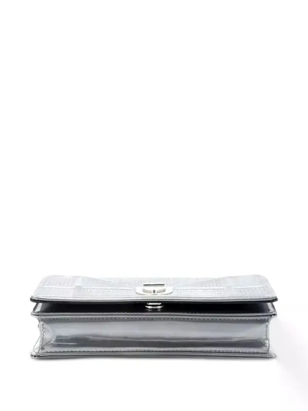 Dior Diorama Wallet On Chain Cannage Embossed Calfskin Clutch Bag